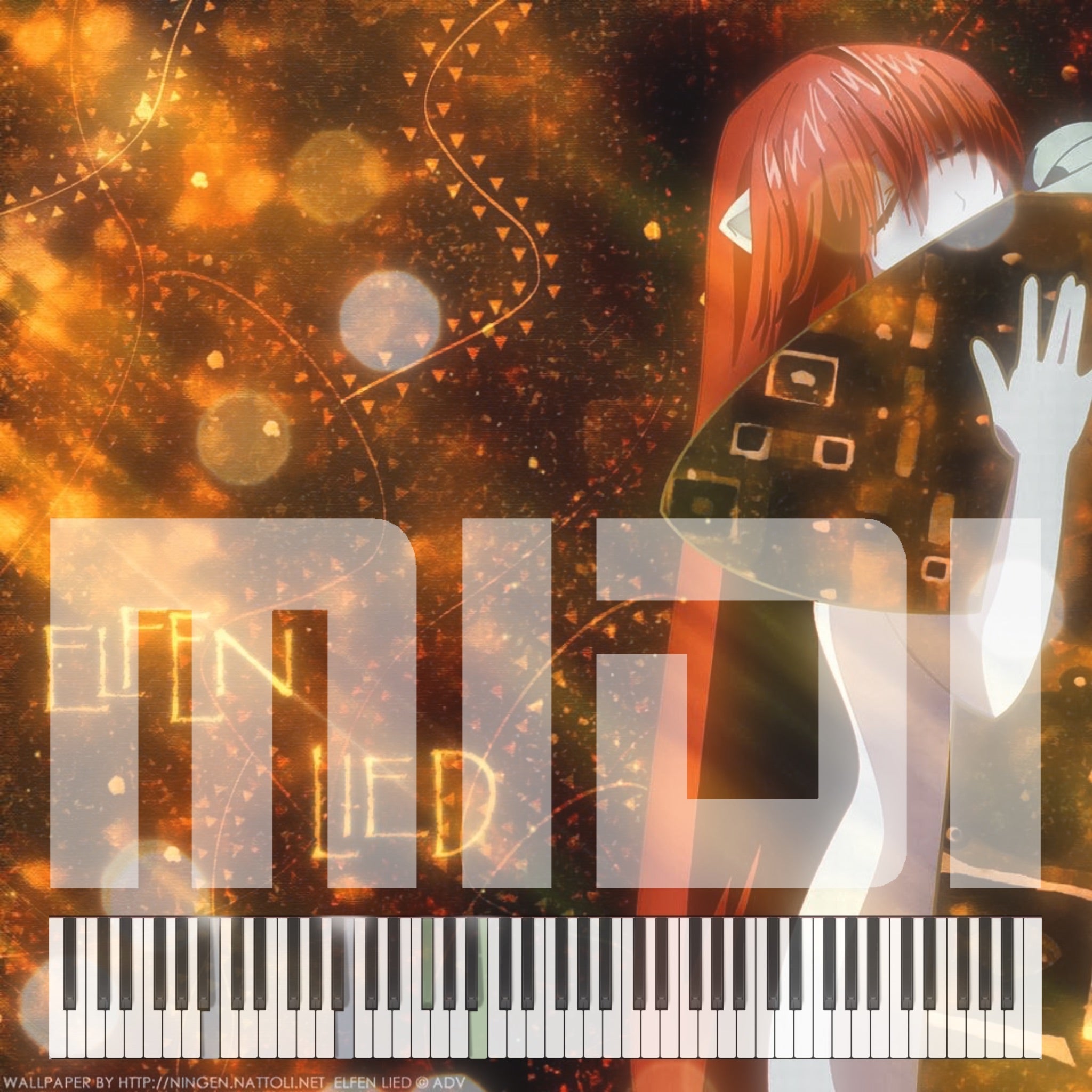 Lilium - Elfen Lied Main Theme Piano MIDI file – Flabis Piano